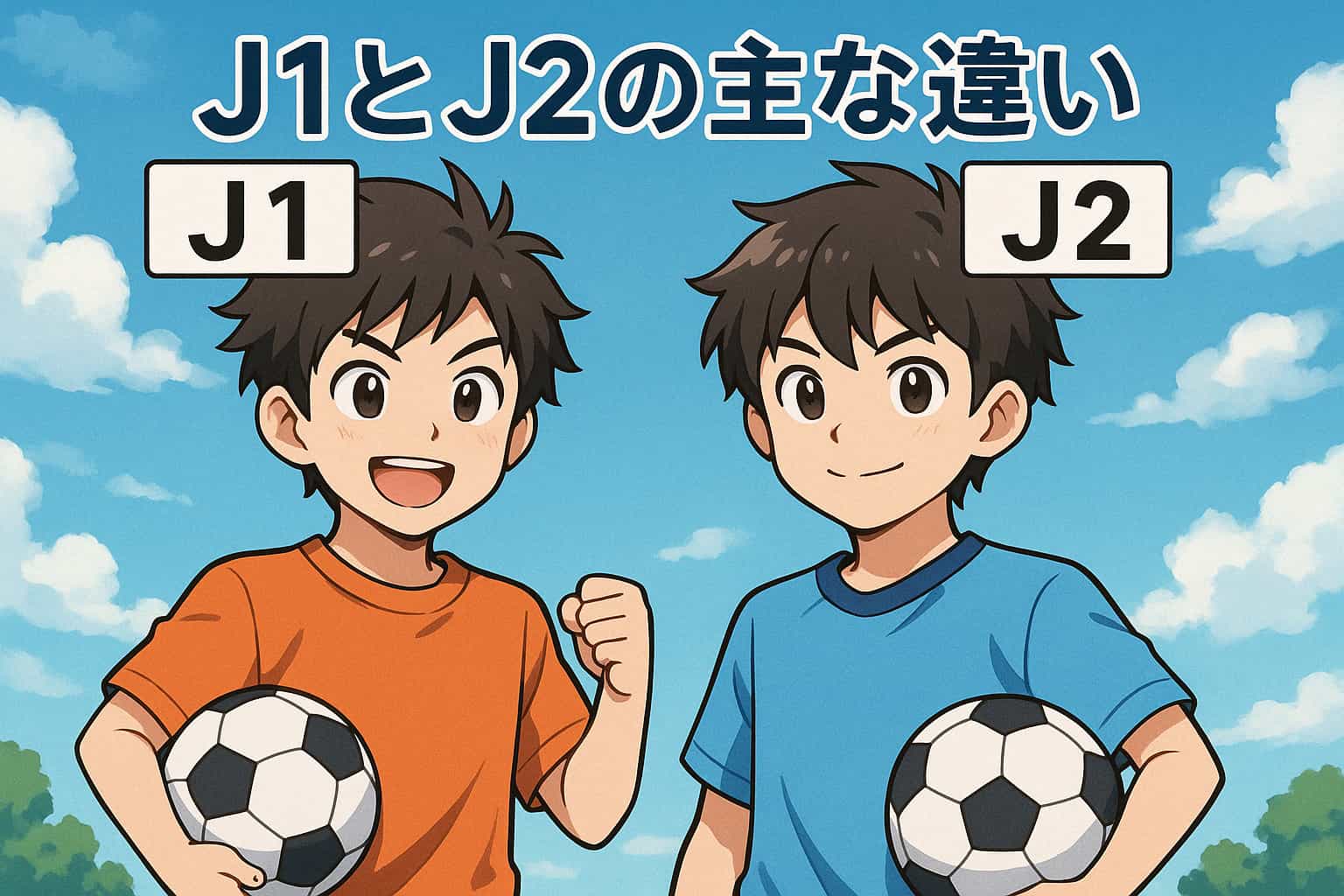 J1とJ2の違いとは？営業収入、観客動員数、スタジアム規模、放映権料など徹底比較 | フットボール戦士